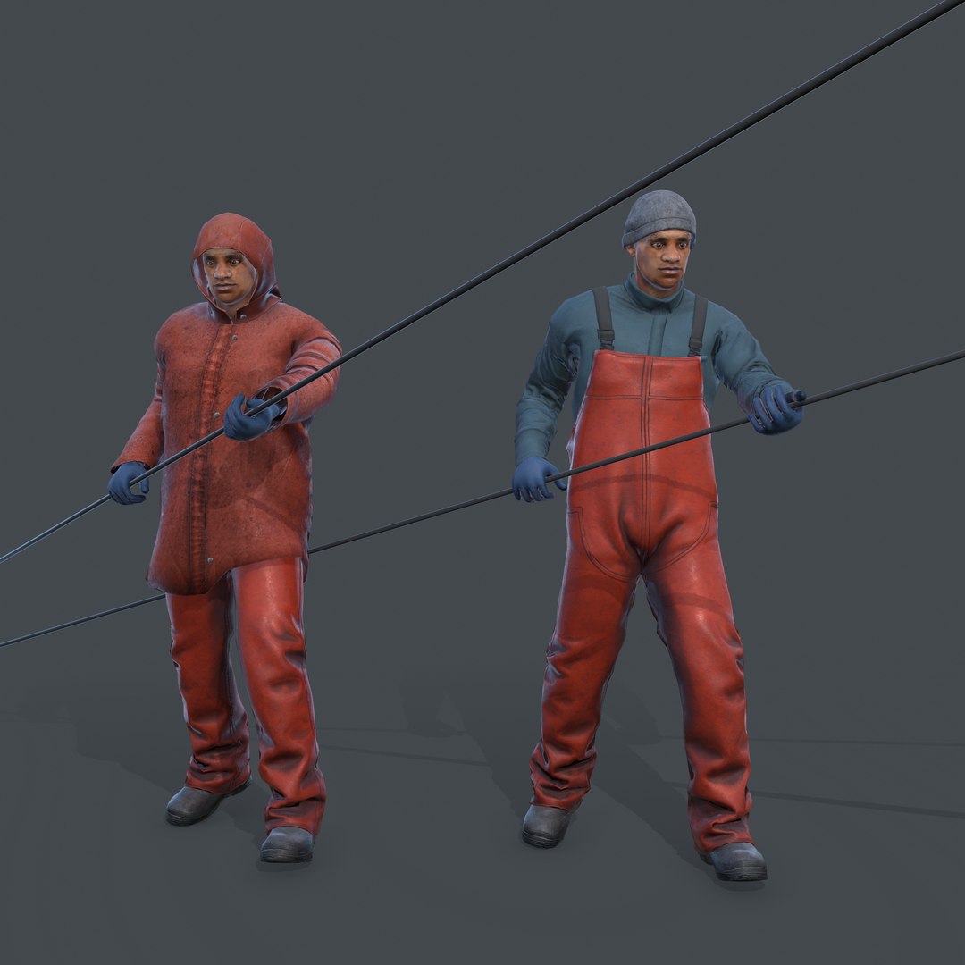 3D Model Fisherman Commercial - TurboSquid 1315447