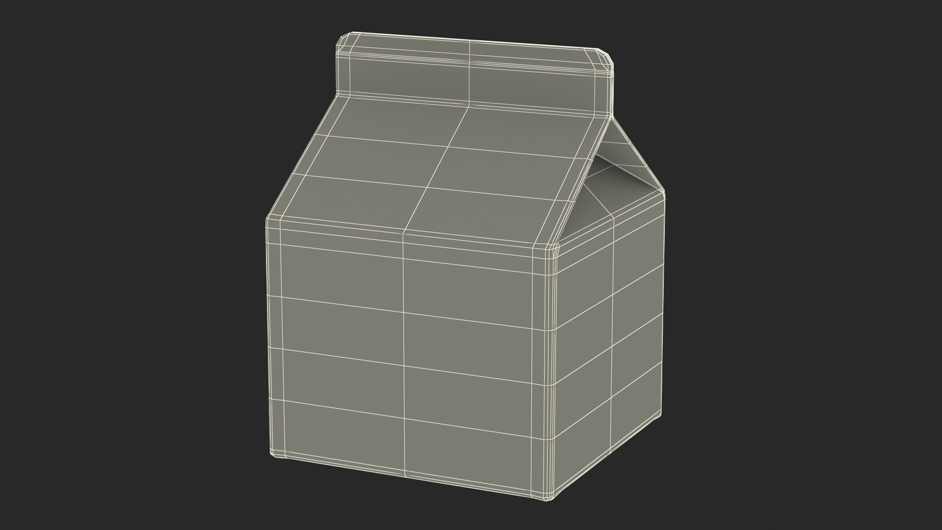 Gable Top Carton Package Mockup Orange 3D Model - TurboSquid 1925357