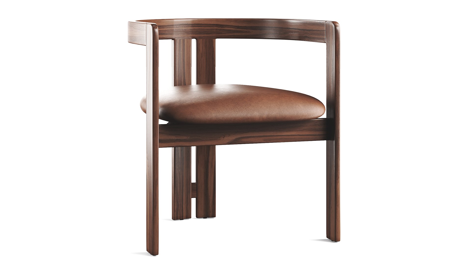 Tacchini Pigreco Dining Chair 3D Model - TurboSquid 2246800