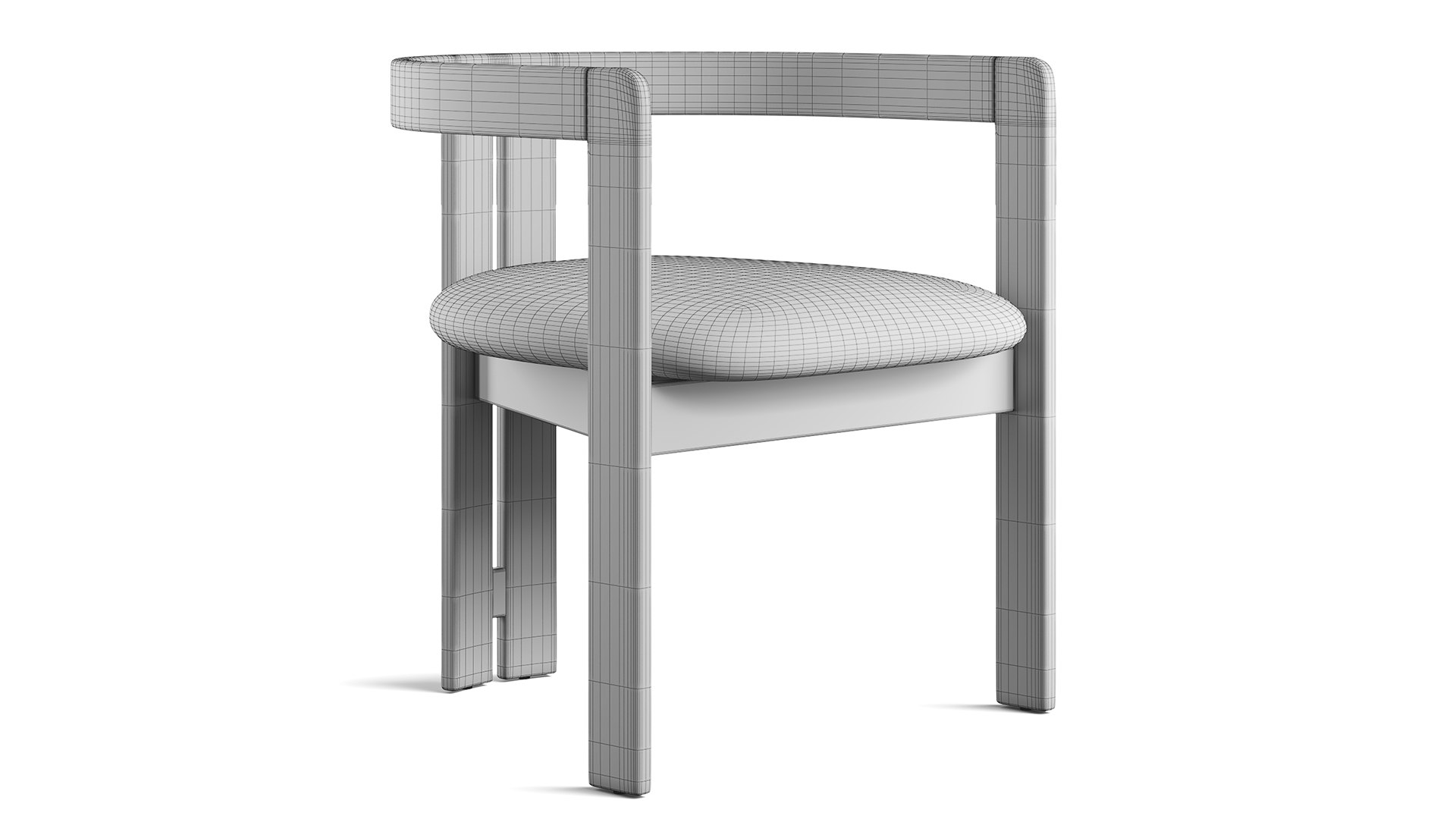 Tacchini Pigreco Dining Chair 3D Model - TurboSquid 2246800