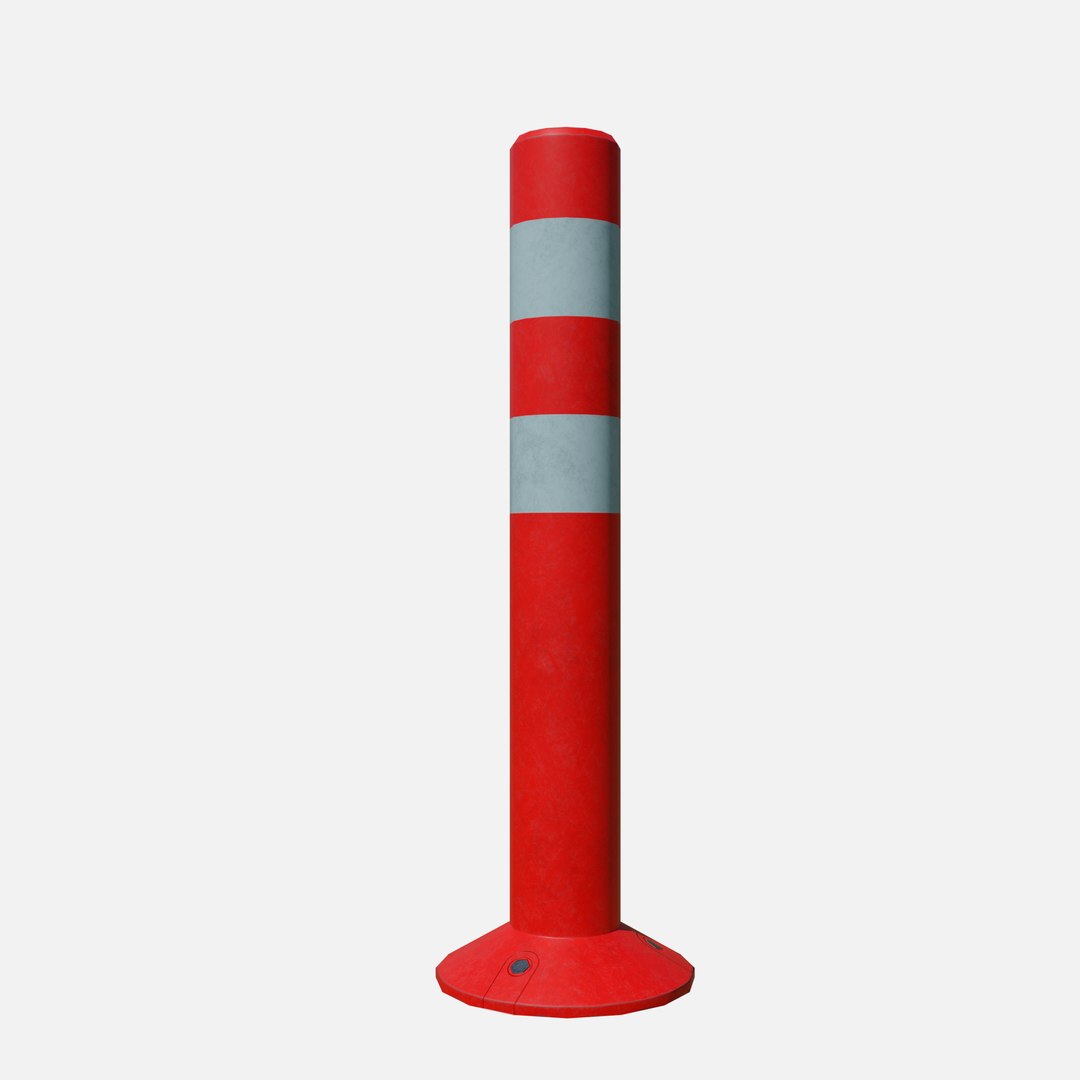 3D Road Pole 60 Cm - TurboSquid 2331076