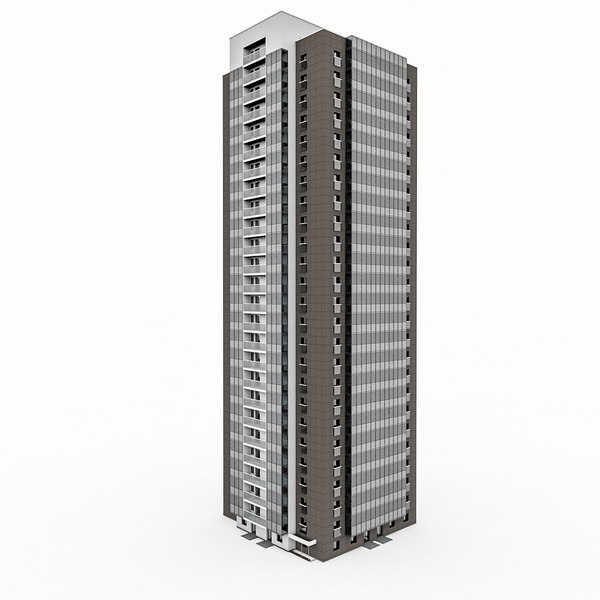 25 storey house 3d 3ds