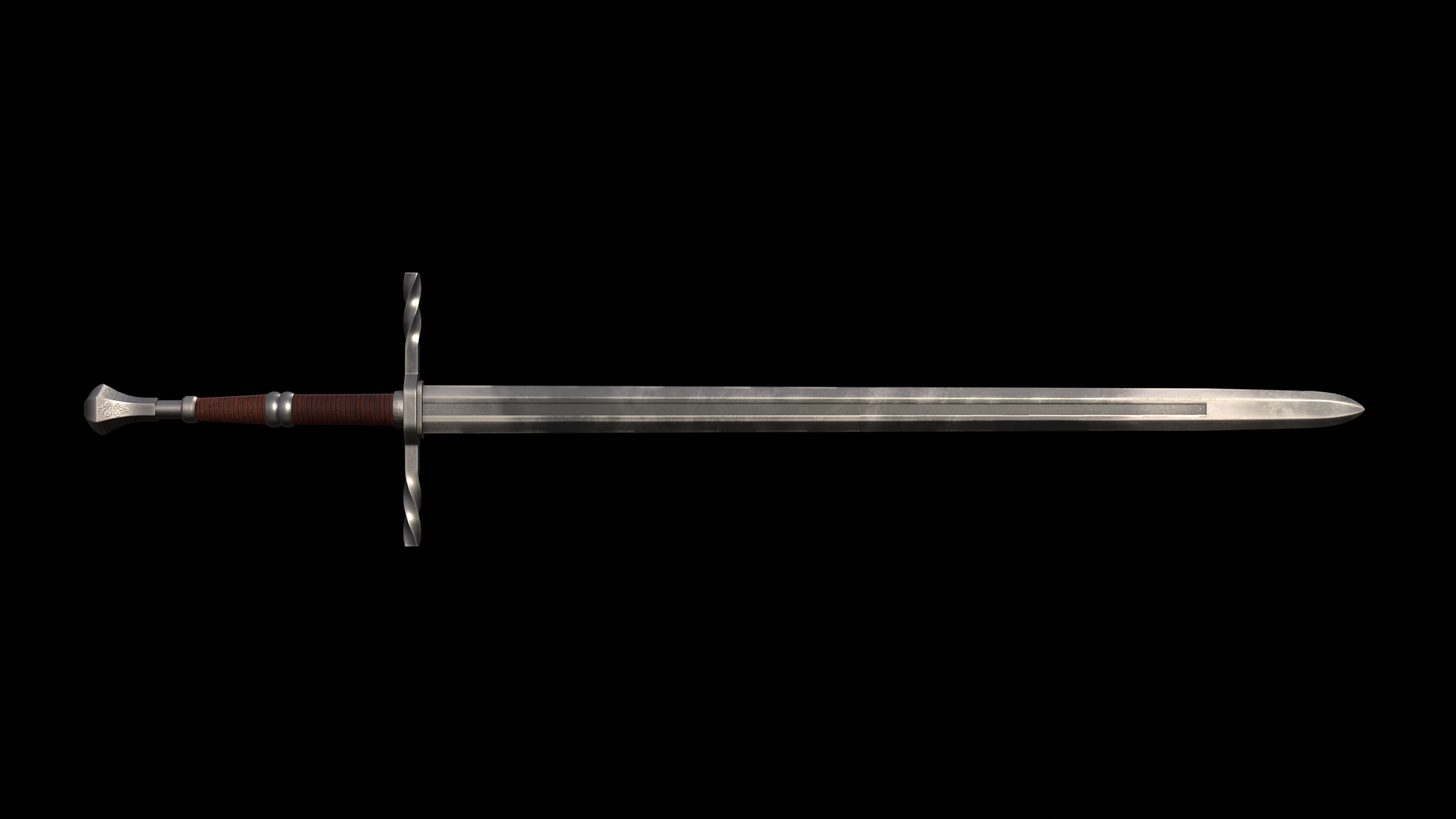 Medieval Longsword 3D model - TurboSquid 1876374