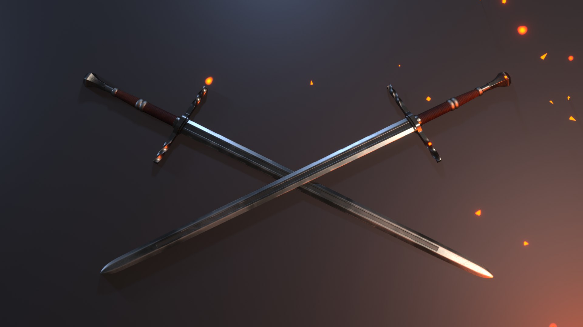 Medieval Longsword 3D Model - TurboSquid 1876374