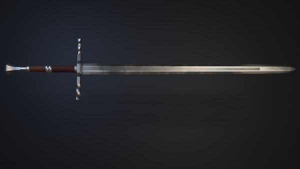 Medieval Longsword 3D model - TurboSquid 1876374
