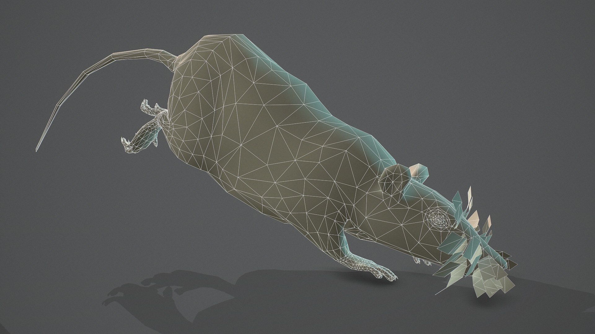 3D Low-poly Animations Rat Model - TurboSquid 1712116