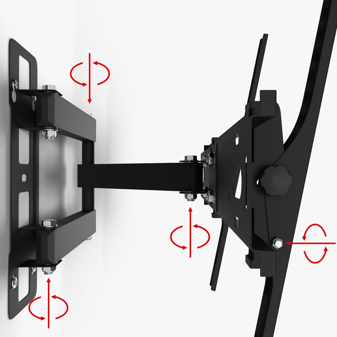 3d Tv Wall Mount Model