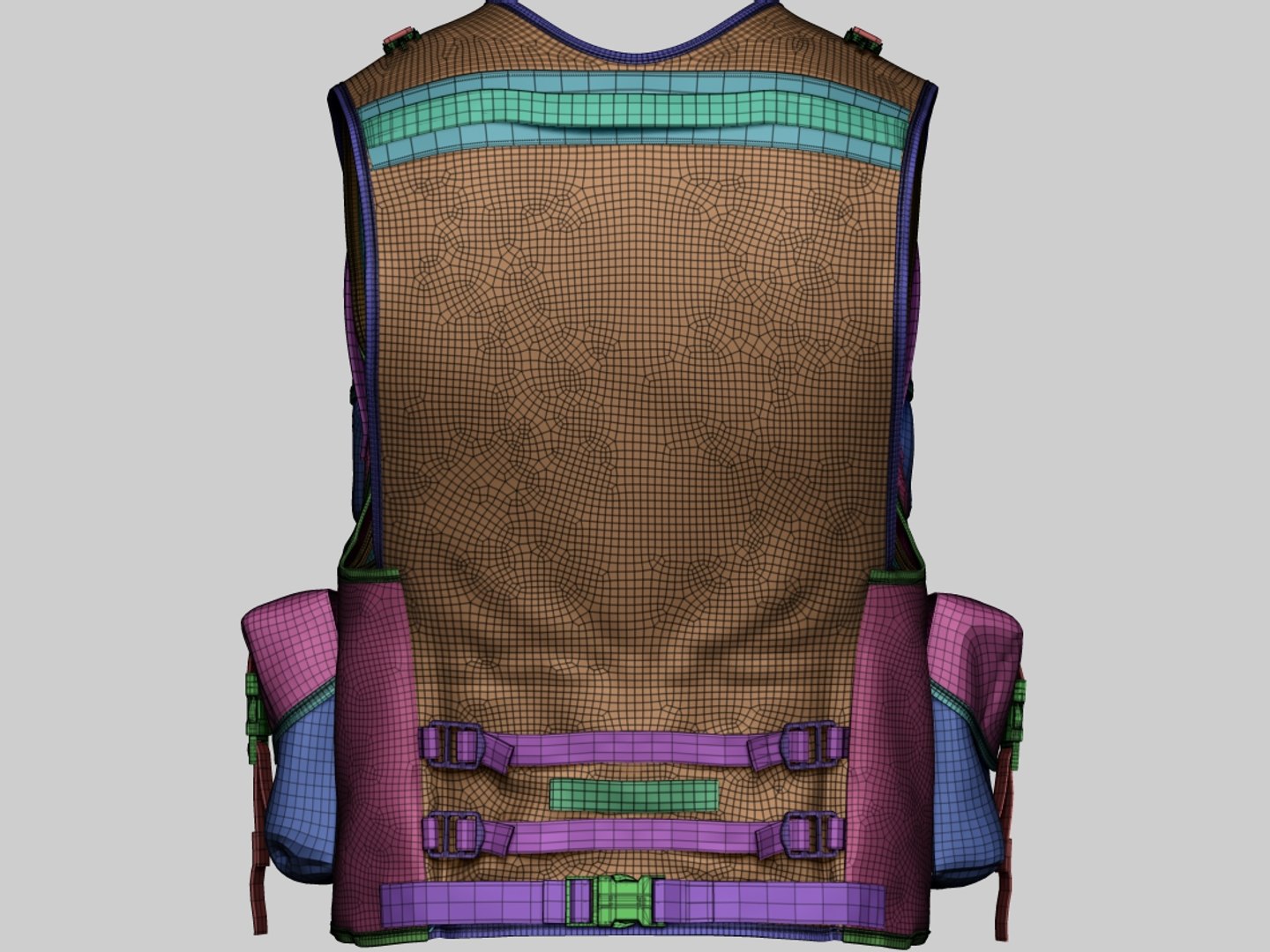 Zbrush Dpm Assault Vest 3D Model - TurboSquid 1371178