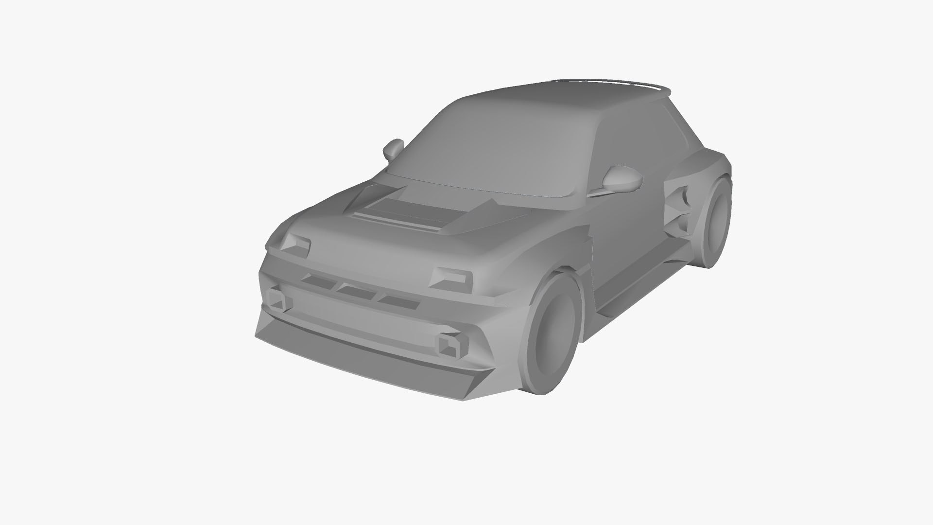 Renault 5 Turbo 3E 2027 3D Model - TurboSquid 2388494
