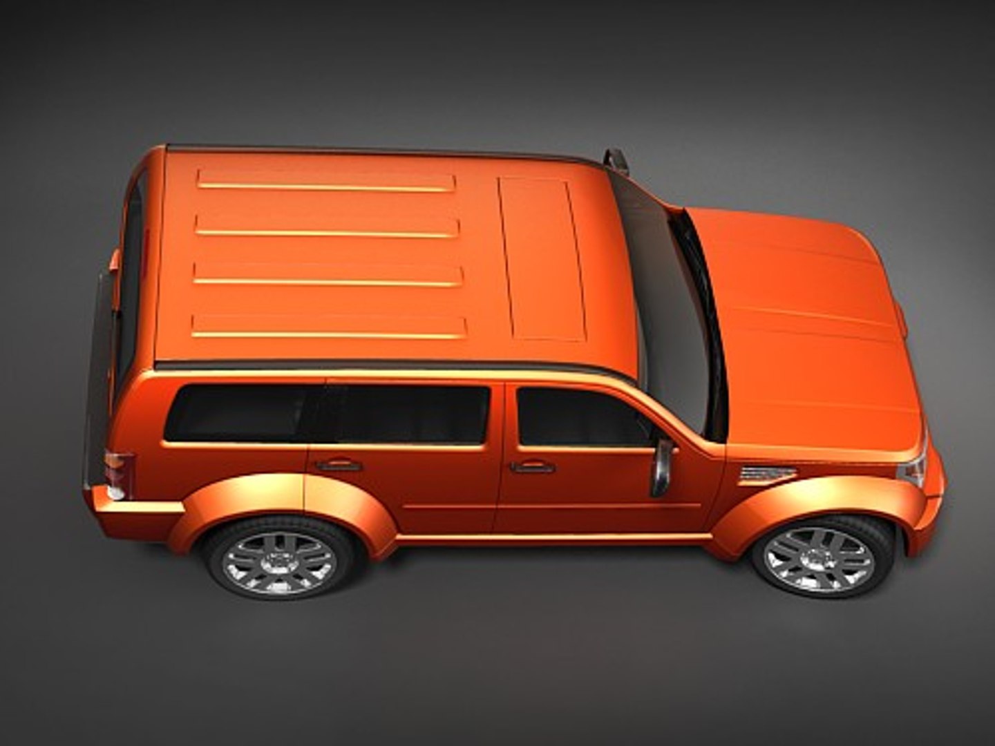 Dodge Nitro 2006 Midpoly 3d Model