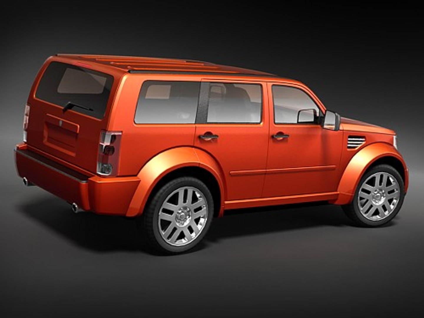 Dodge Nitro 2006 Midpoly 3d Model