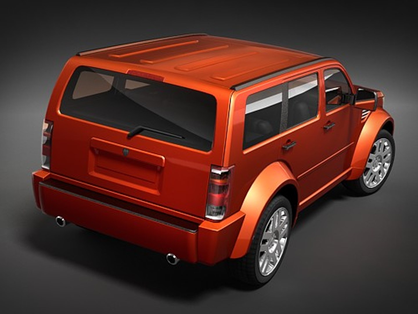 Dodge Nitro 2006 Midpoly 3d Model