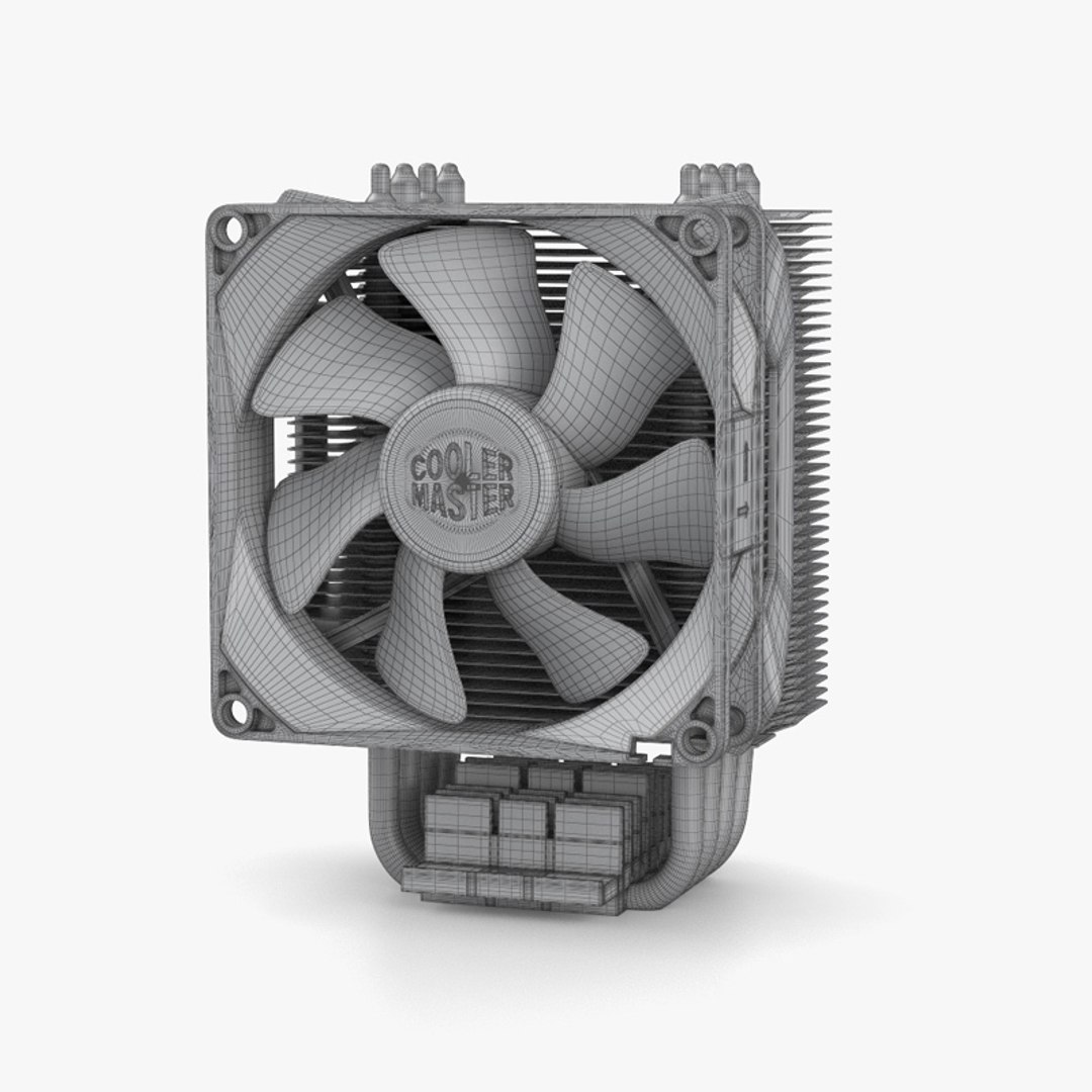 3D Processor Radiator - TurboSquid 1940639