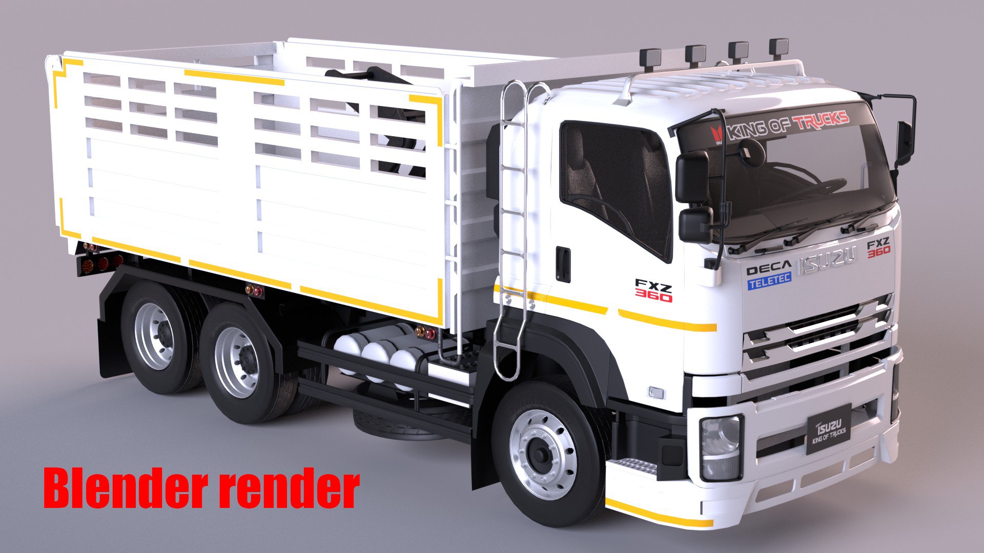 3D Model ISUZU DECA-FXZ360 - TurboSquid 2196770