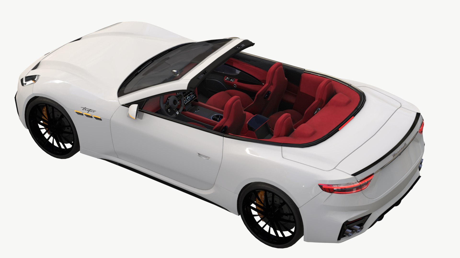 Maserati GranCabrio Trofeo 2024 3D Model - TurboSquid 2264418