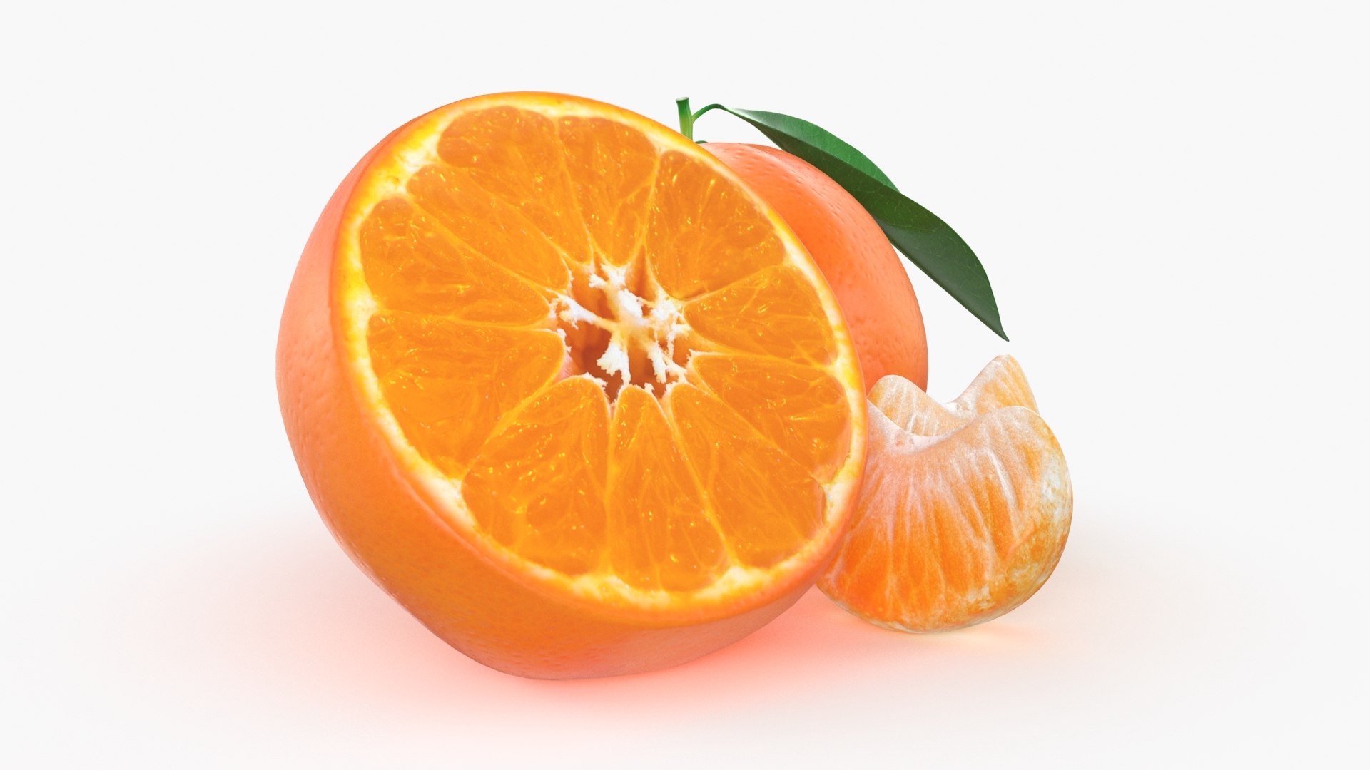 Realistic Tangerine 3D - TurboSquid 1205849