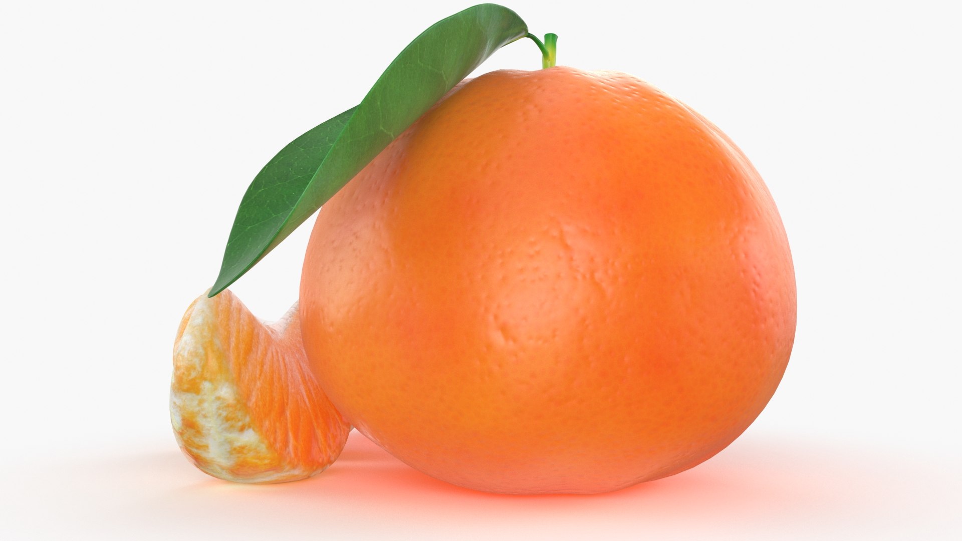 Realistic tangerine 3D - TurboSquid 1205849