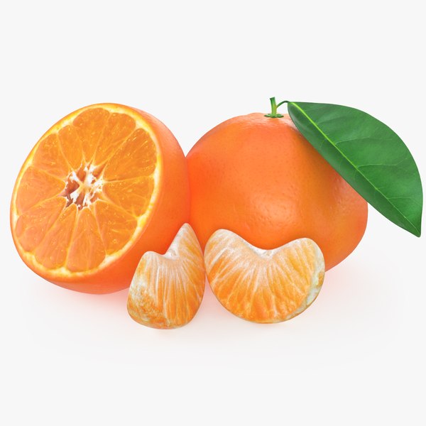 Realistic tangerine 3D - TurboSquid 1205849