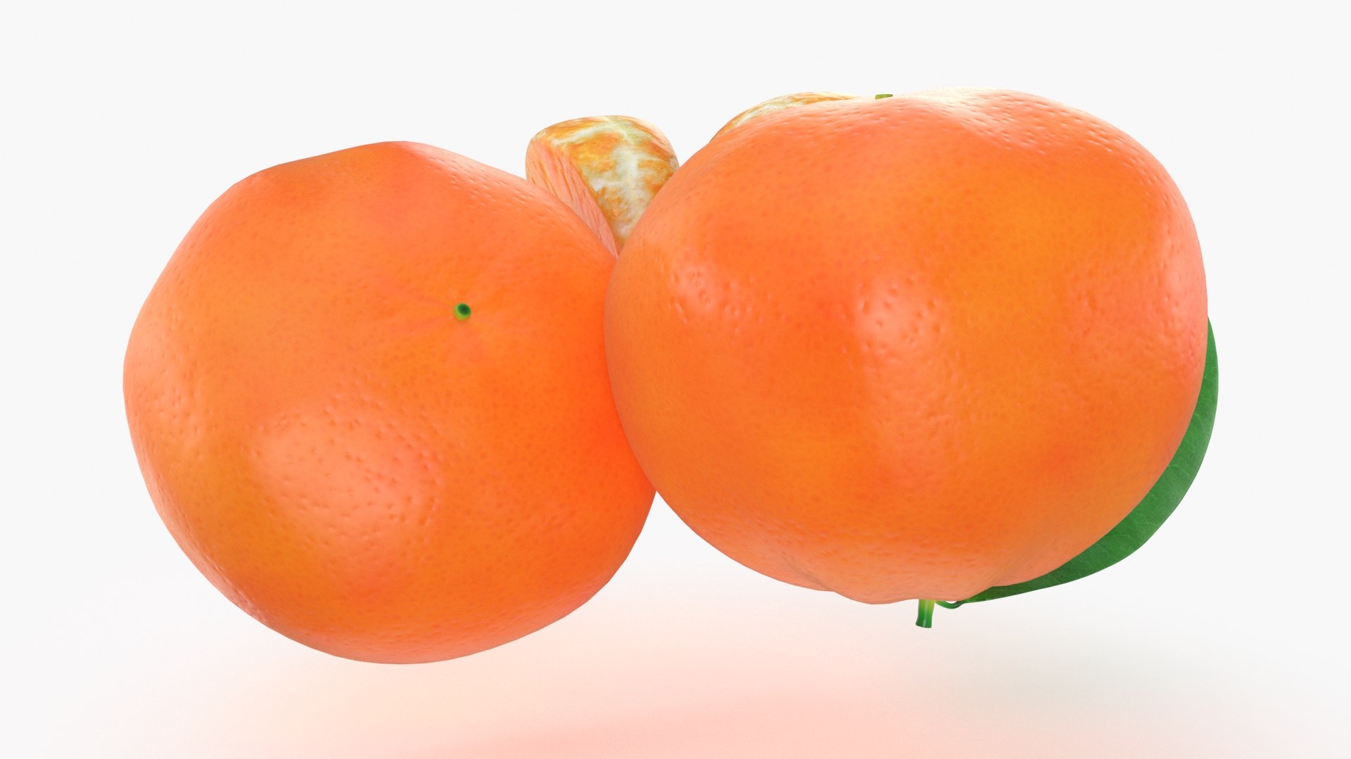 Realistic tangerine 3D - TurboSquid 1205849