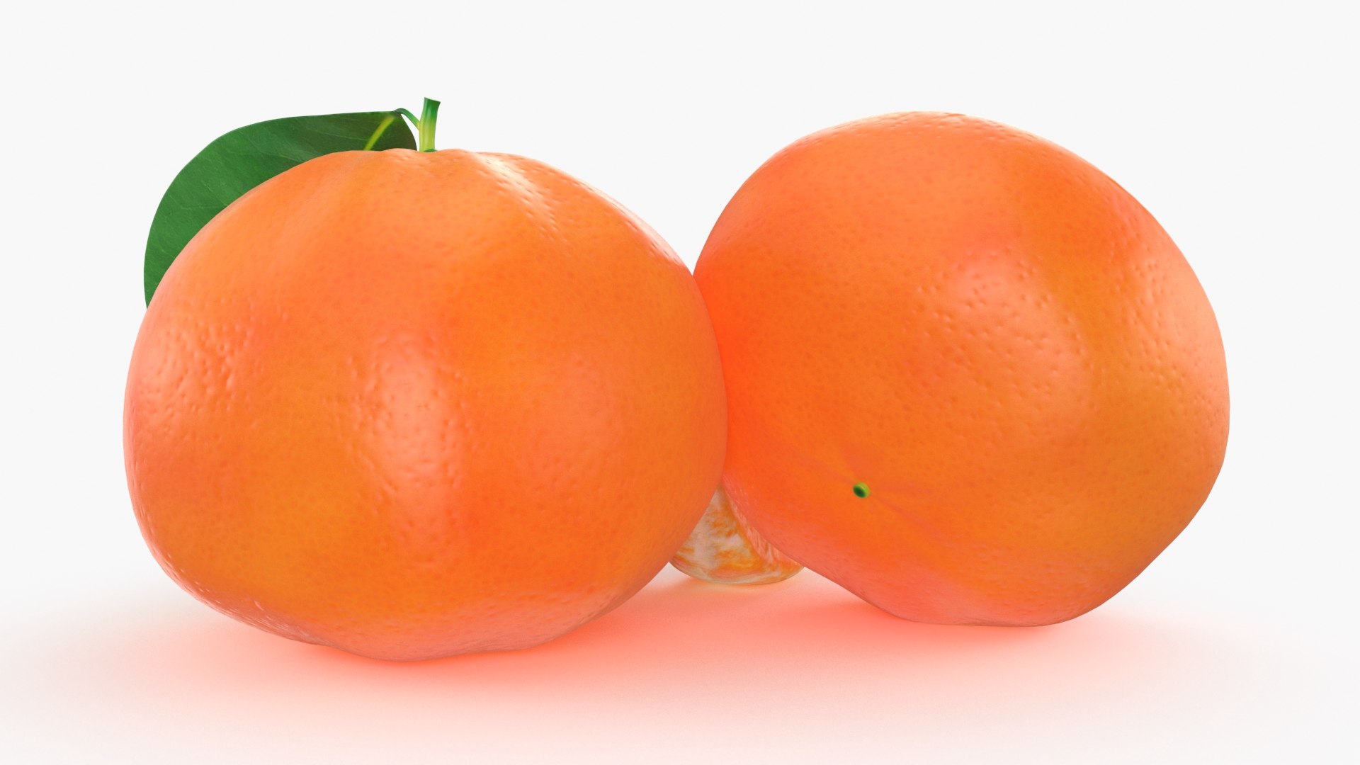 Realistic tangerine 3D - TurboSquid 1205849
