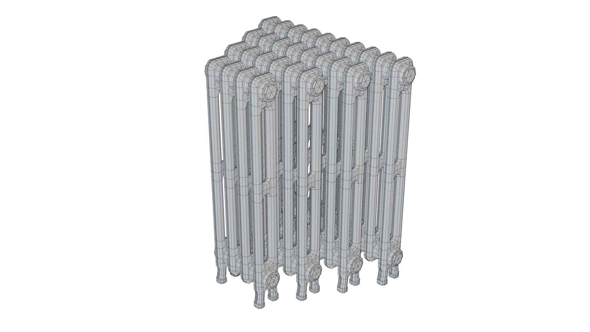 Classic Cast Iron Radiator 2C Collection 3D Model - TurboSquid 2357407