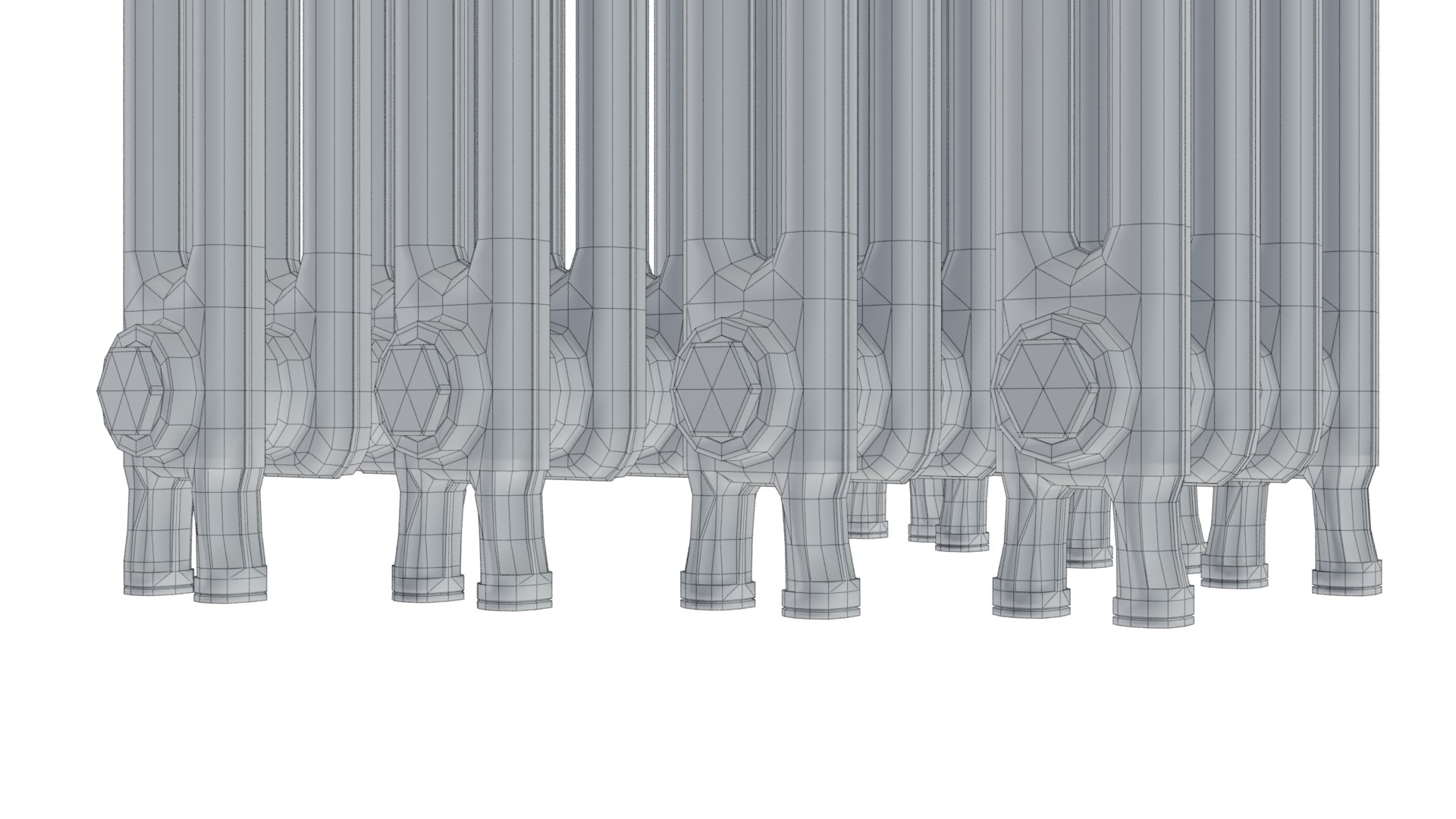 Classic Cast Iron Radiator 2C Collection 3D Model - TurboSquid 2357407