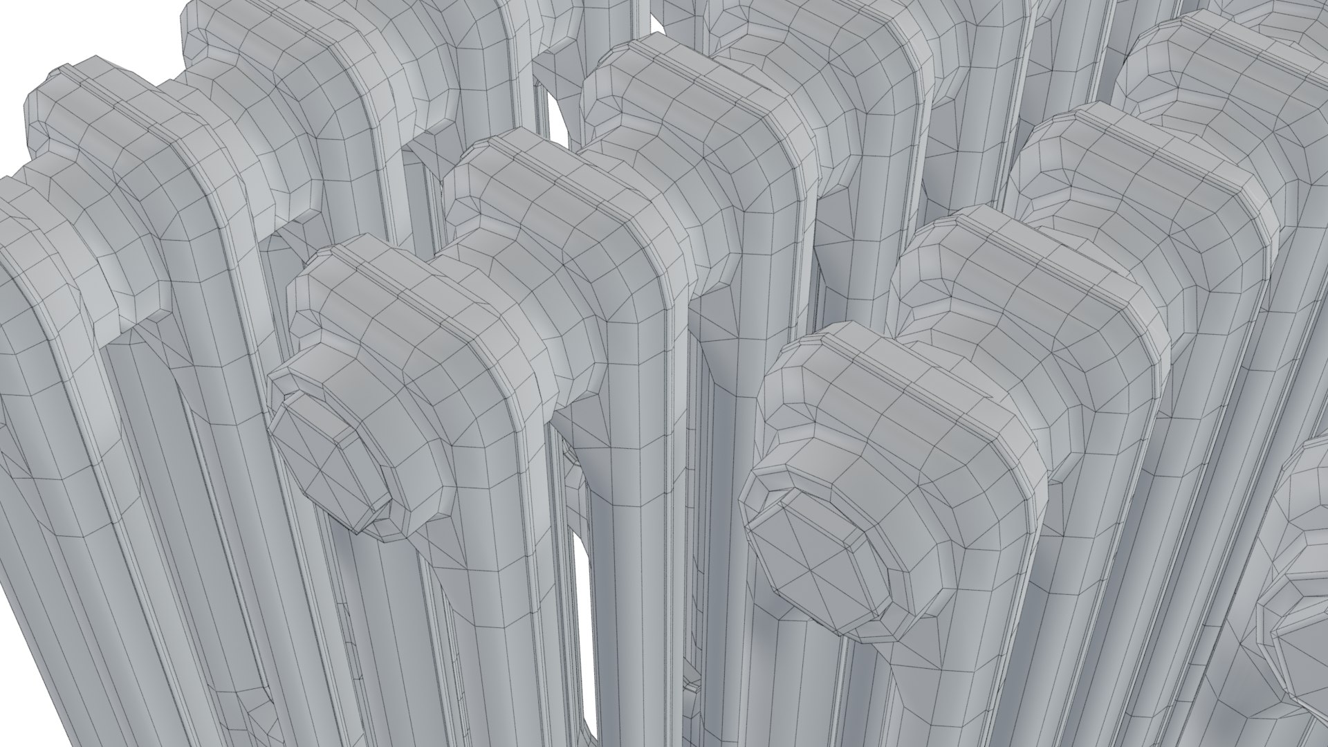 Classic Cast Iron Radiator 2C Collection 3D Model - TurboSquid 2357407