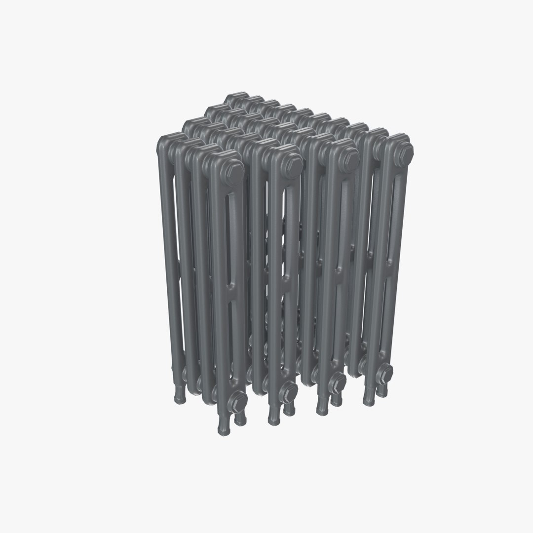Classic Cast Iron Radiator 2C Collection 3D Model - TurboSquid 2357407