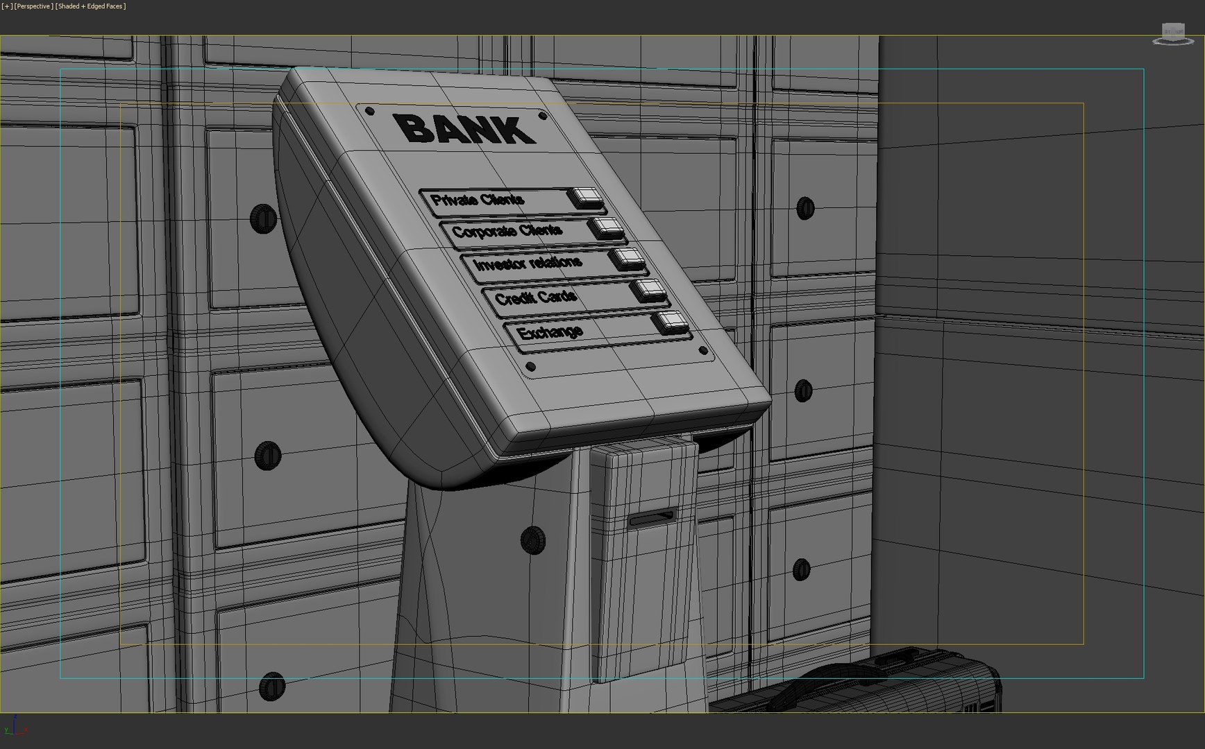 3d Model Bank Accessories