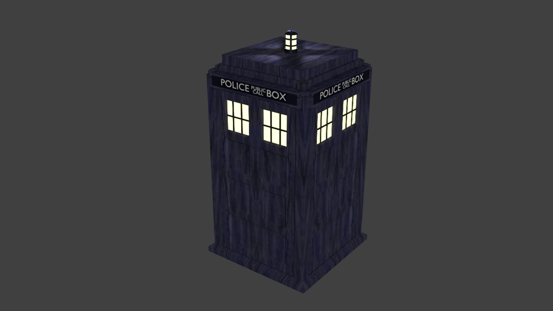 Blender Tardis Doctor