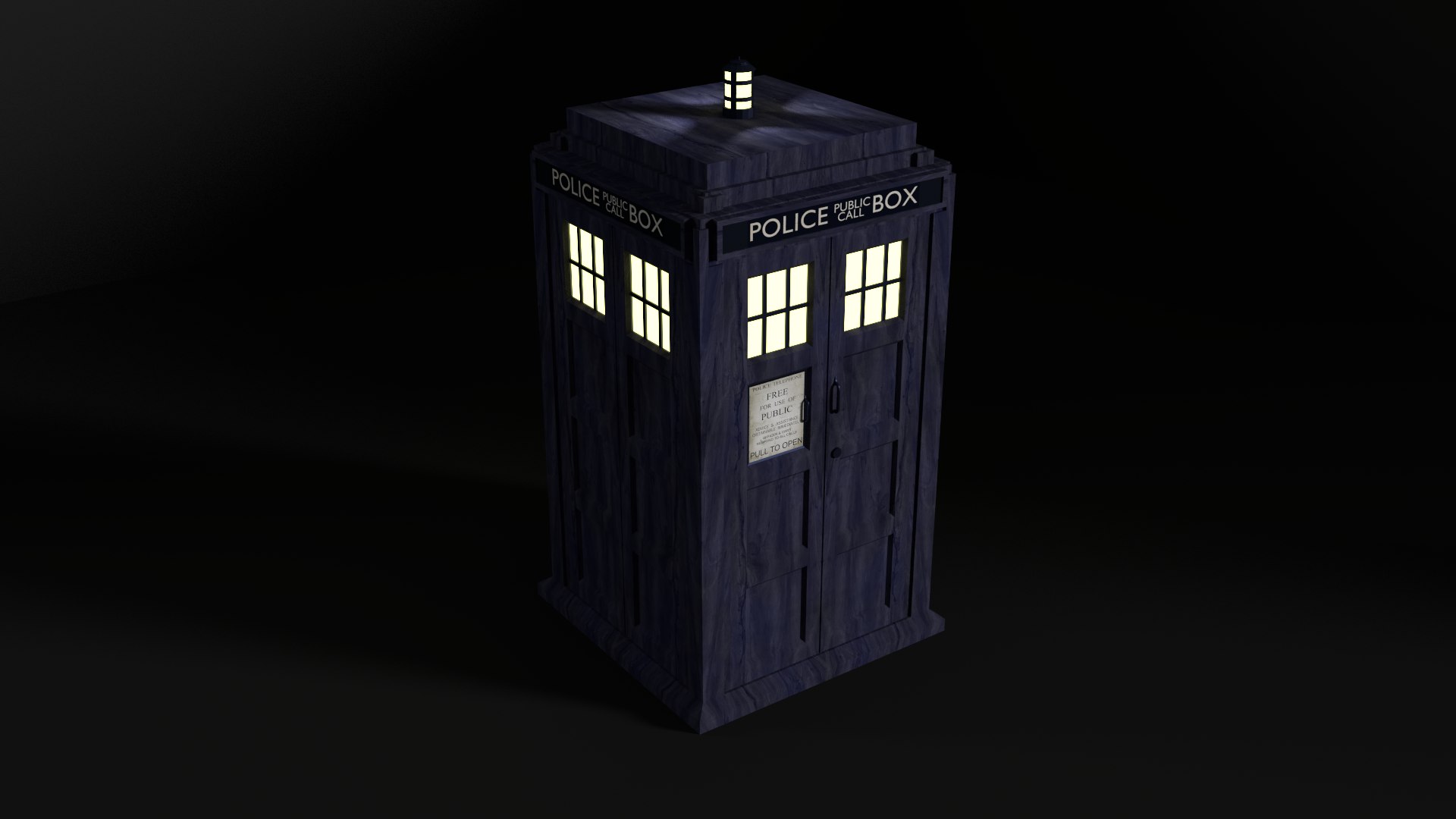 Blender Tardis Doctor