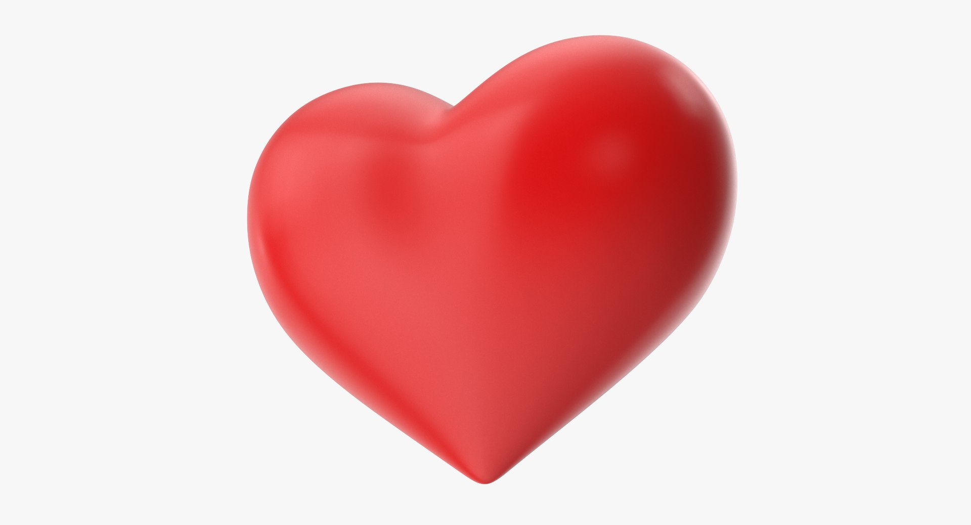 3D Red Heart - TurboSquid 1972641