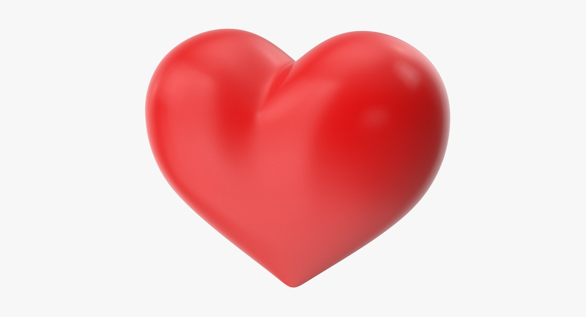 3D Red Heart - TurboSquid 1972641