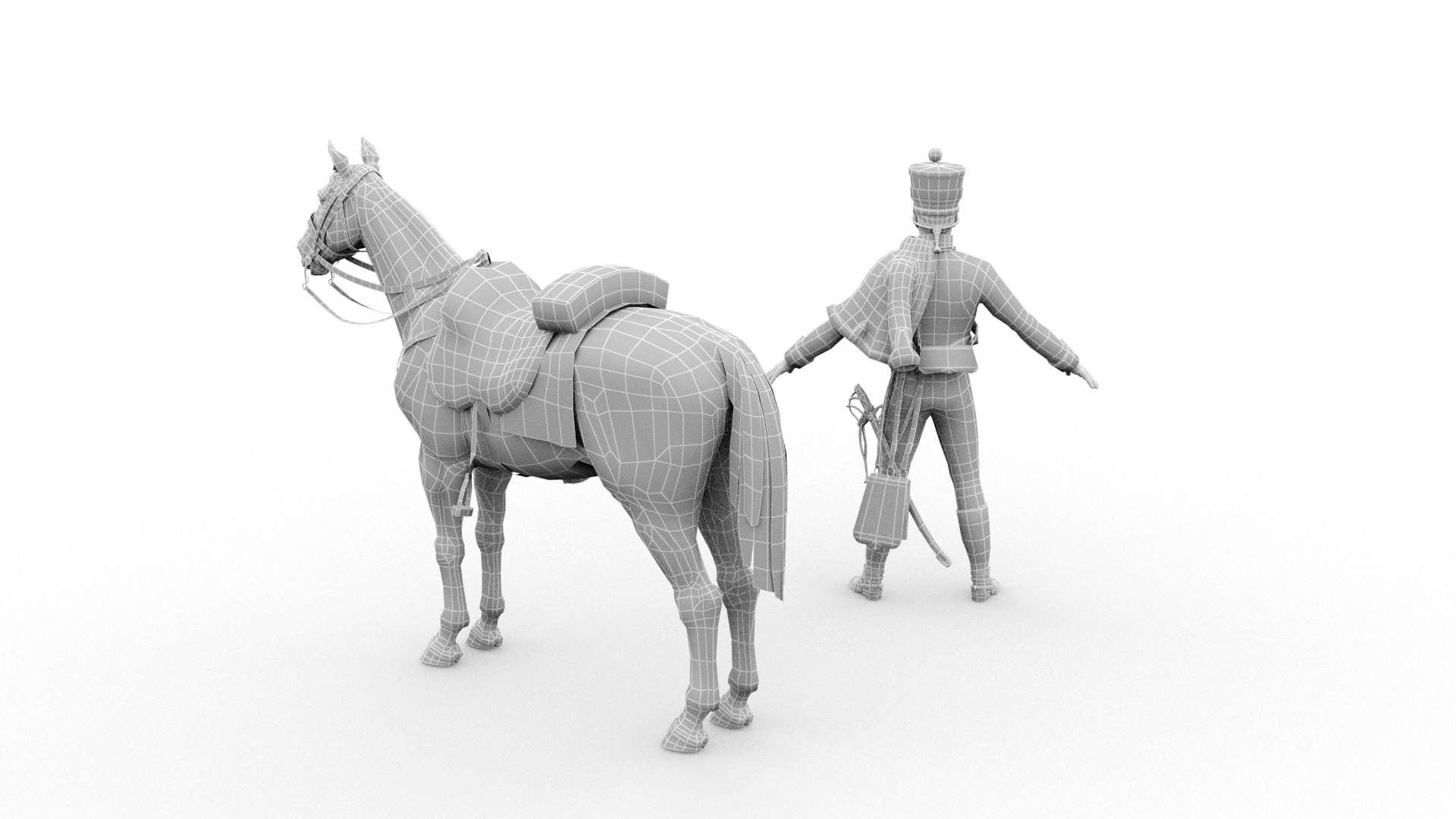 3D French Hussar Model - TurboSquid 1988431