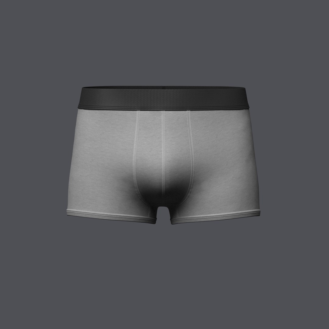 3D Mens Boxer Brief 3D Model Model - TurboSquid 2236415