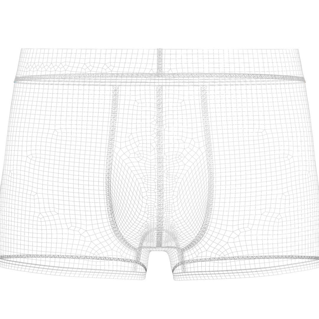 3D Mens Boxer Brief 3D Model Model - TurboSquid 2236415