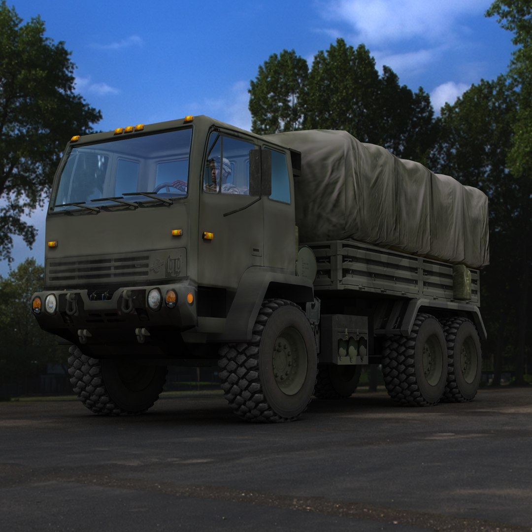 3d Model M1083 Mtv Army Truck