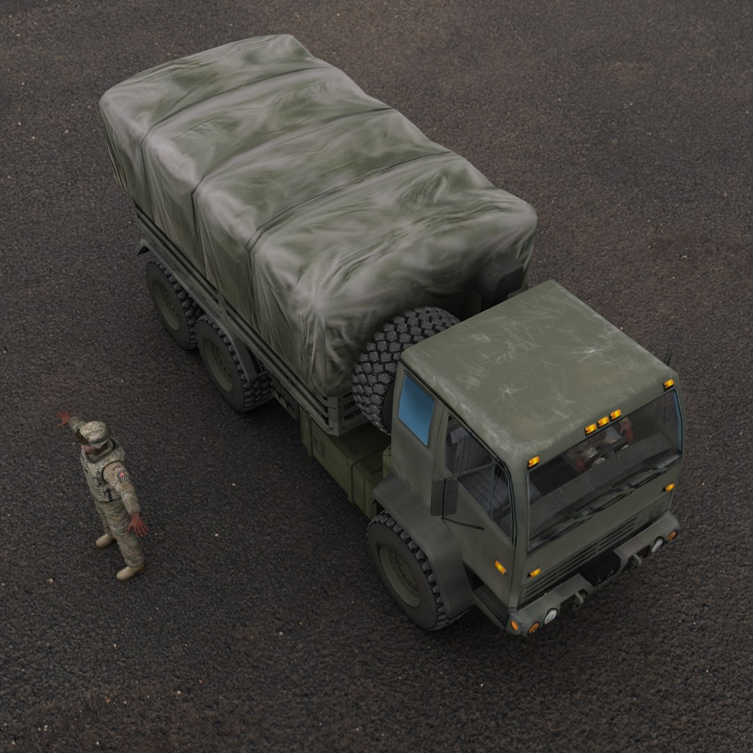 3d Model M1083 Mtv Army Truck