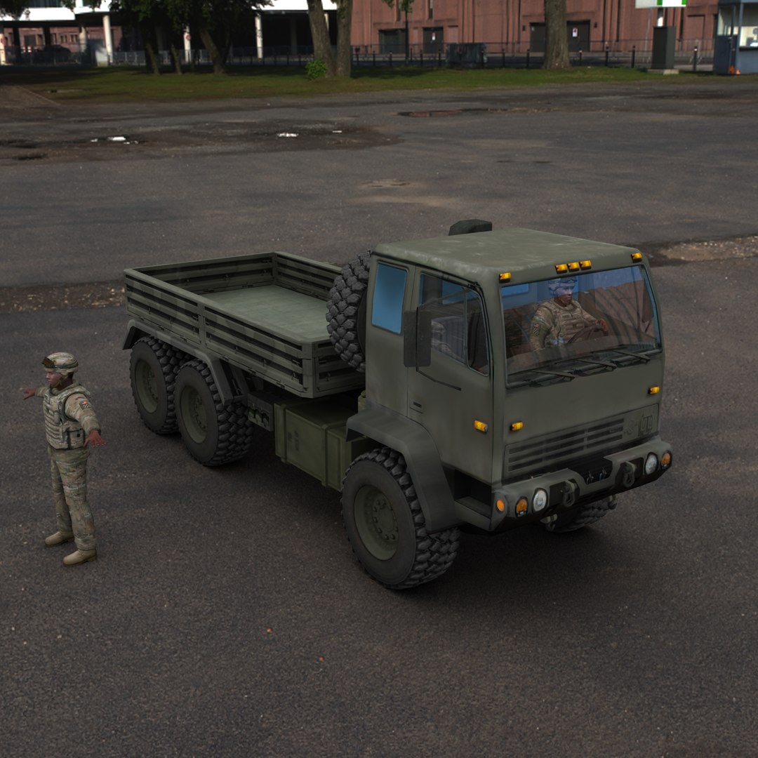 3d Model M1083 Mtv Army Truck