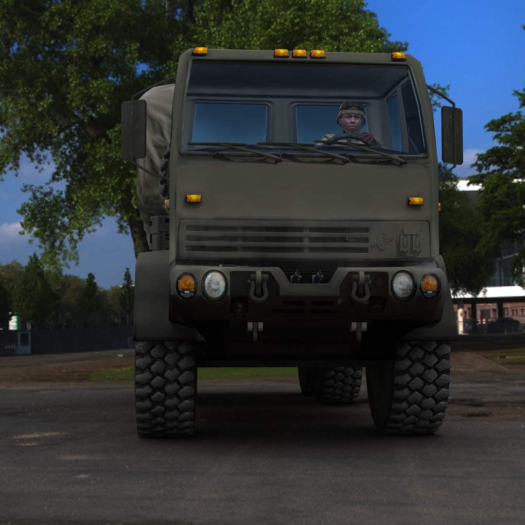 3d Model M1083 Mtv Army Truck