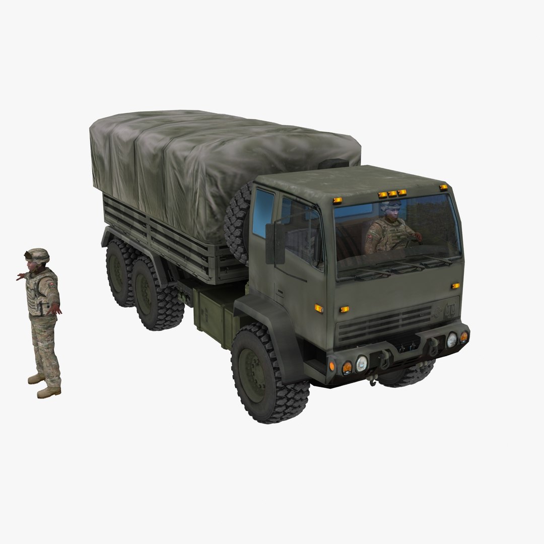 3d Model M1083 Mtv Army Truck