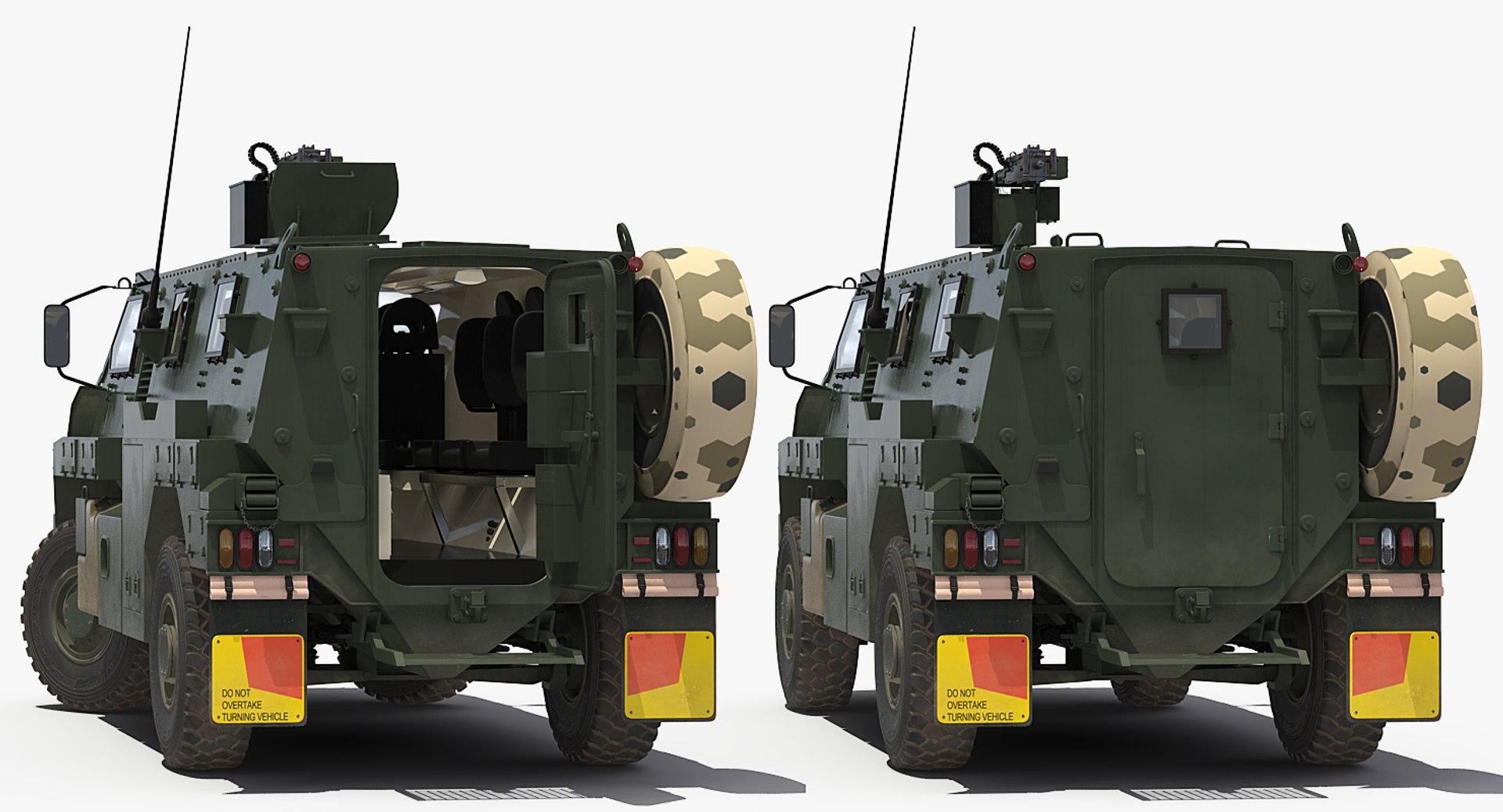 Bushmaster Protected Infantry Vehicle 3D Model - TurboSquid 1306537