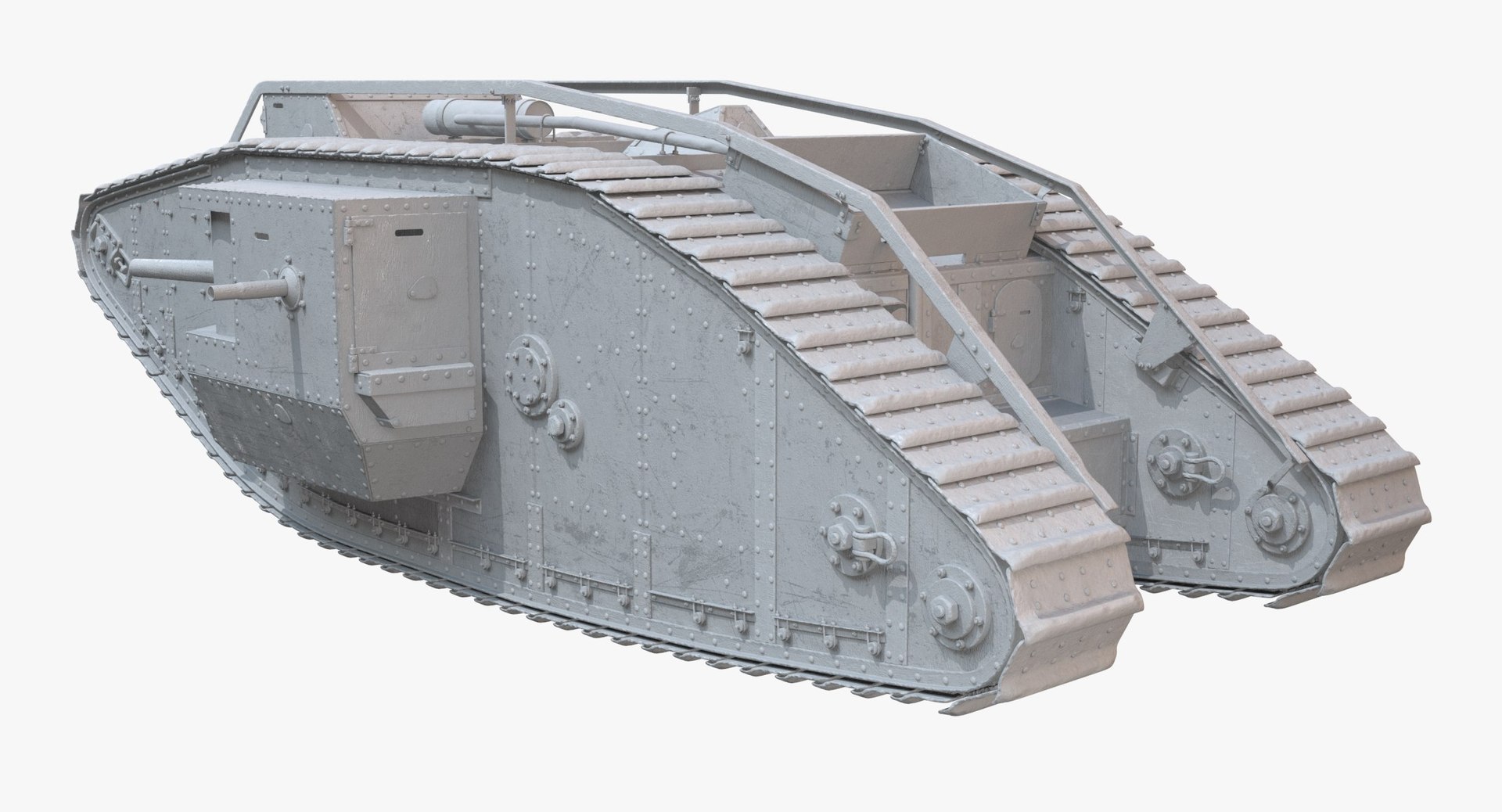 Mark Iv Wwi Tank Model - TurboSquid 1182836