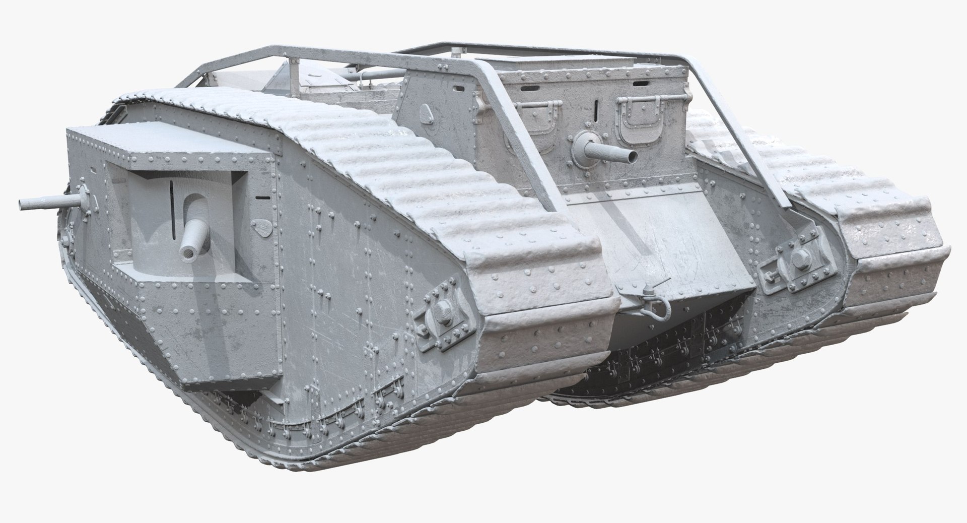 Mark Iv Wwi Tank Model - TurboSquid 1182836