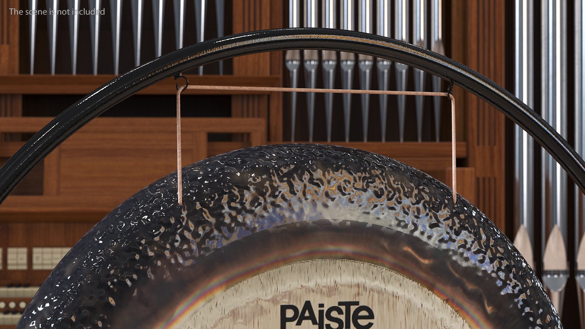 3D Model Symphonic Gong Paiste 28 Inch Round Stand - TurboSquid 1894082