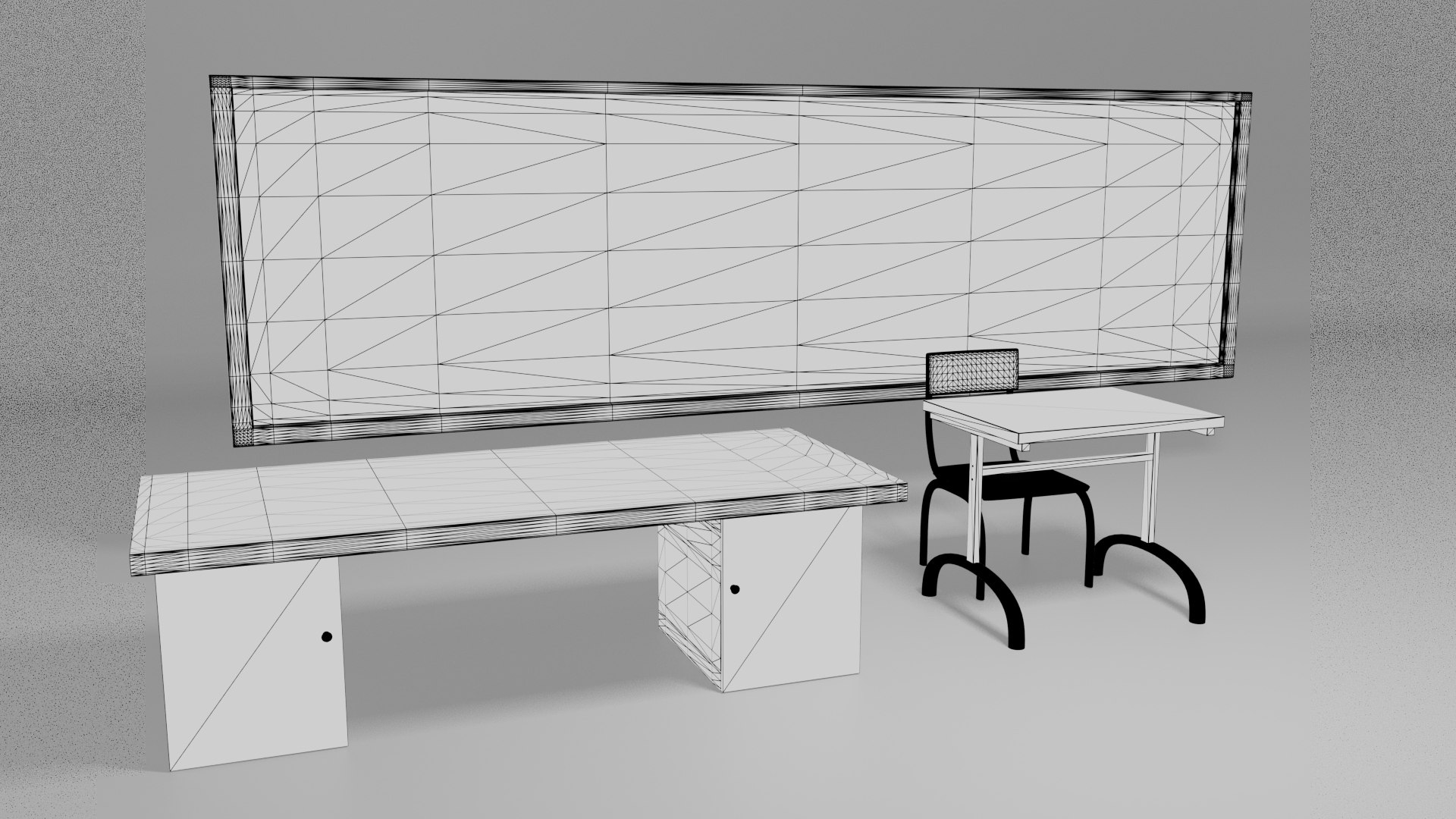 PBR School Asset Pack 3D Model - TurboSquid 2236073