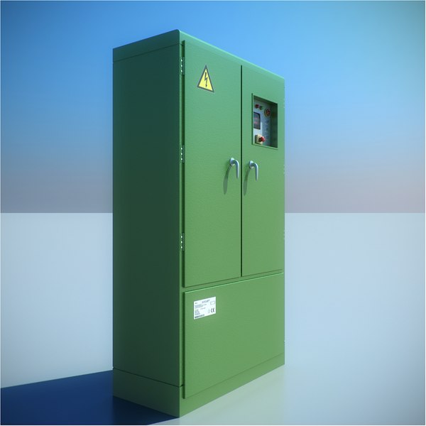 electric cabinets 3d model