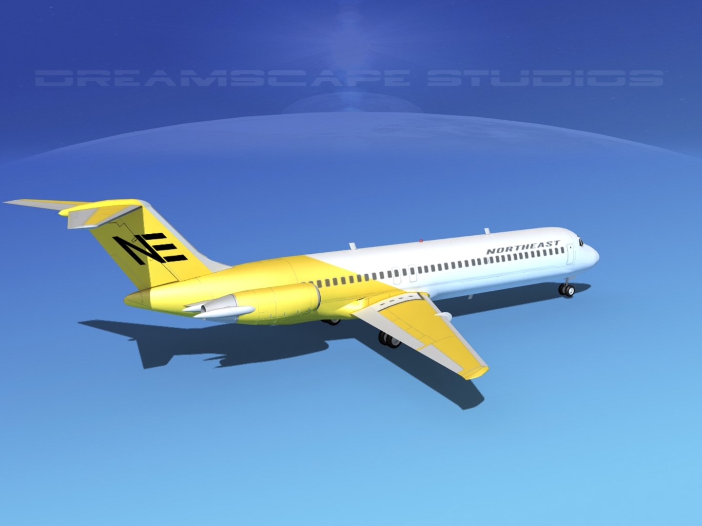 3d Model Turbines Dc-9-40