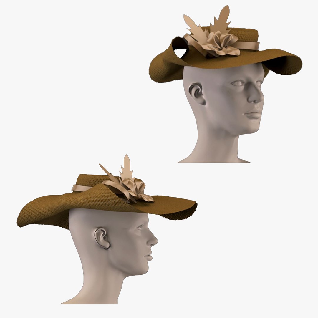 Dress-hat model - TurboSquid 2002355