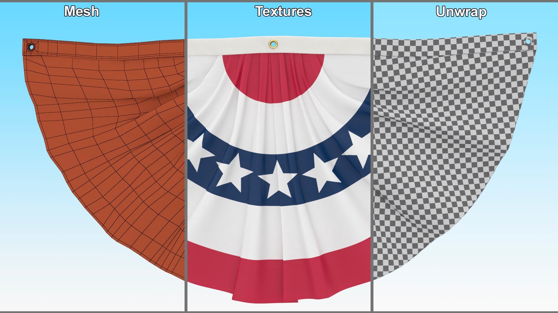 American Flags Collection 3D - TurboSquid 2369509
